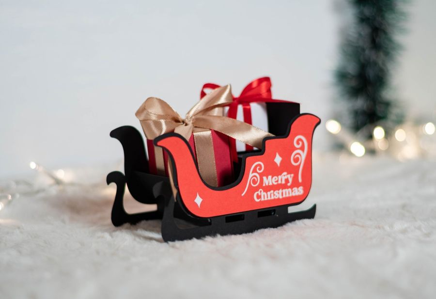 Elevate Your Holiday Gifting with the 3D Sledge Christmas Candy Holder ...